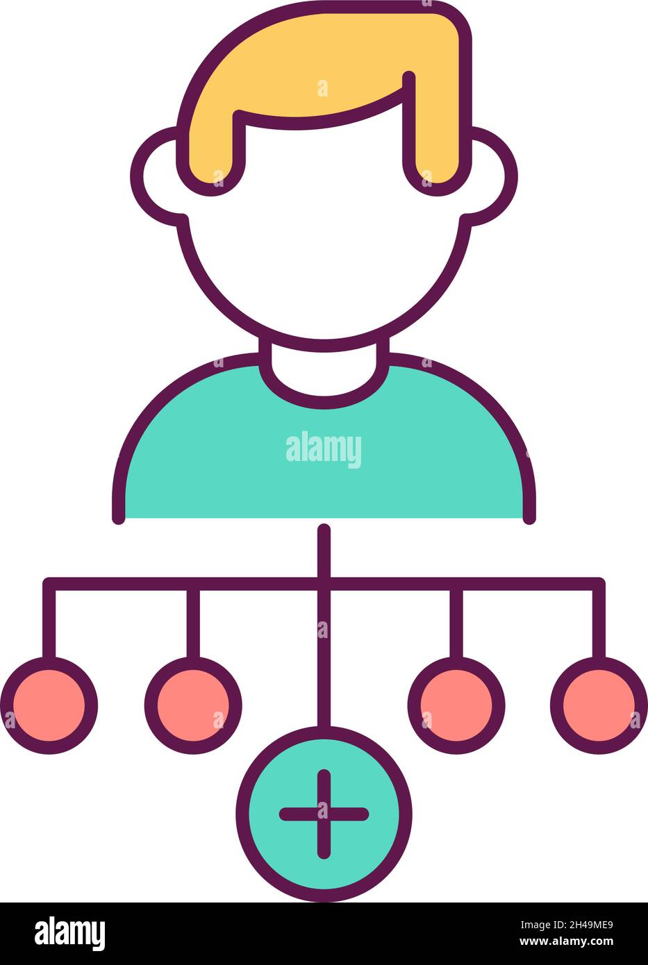 Team leader RGB color icon Stock Vector Image & Art - Alamy