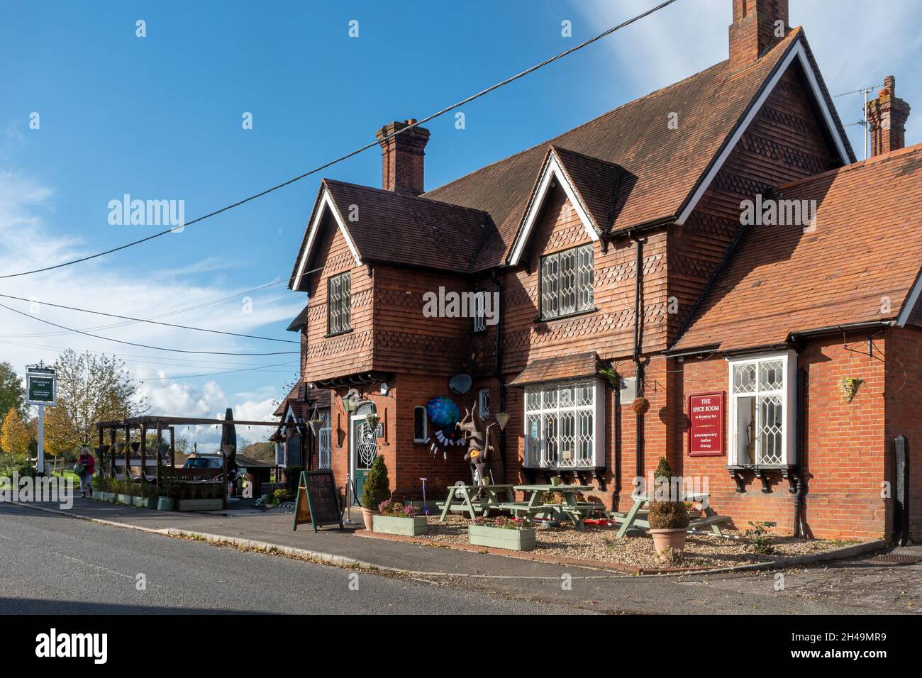 Bramley Inn, a village pub in Bramley, Hampshire, England, UK Stock ...