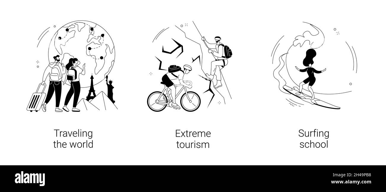 Holiday trip abstract concept vector illustrations Stock Vector Image ...