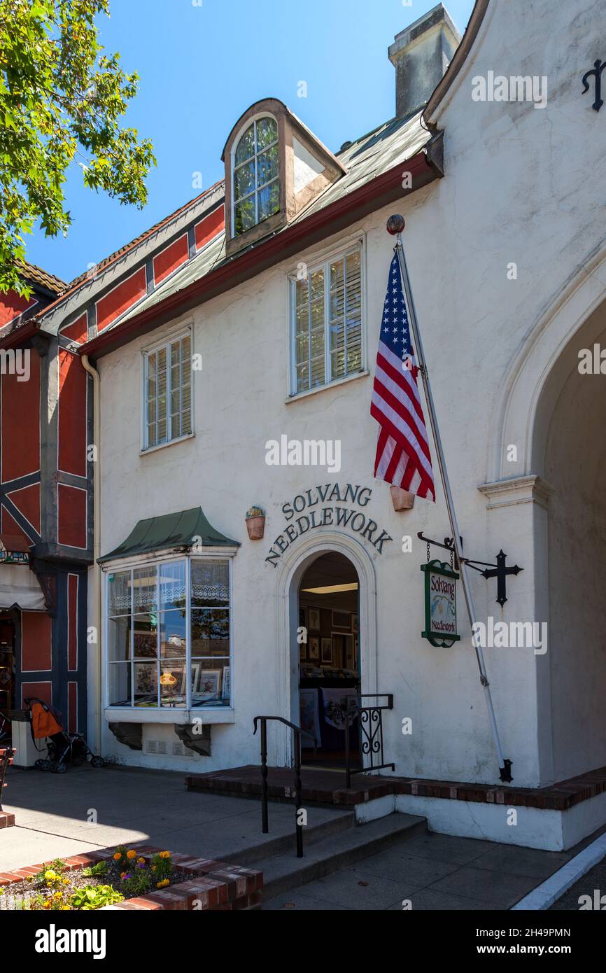Danish buildings solvang california hi-res stock photography and images ...