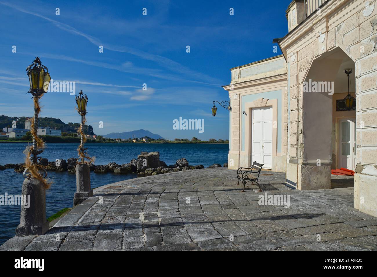 An 18th century hunting lodge of the Bourbon kings of Naples in Bacoli ...