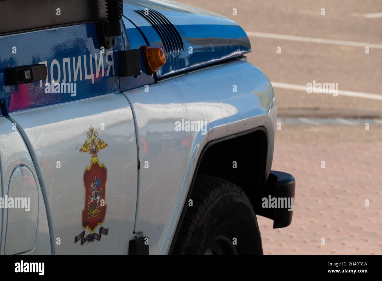 police car 112 on the side 21 Stock Photo - Alamy
