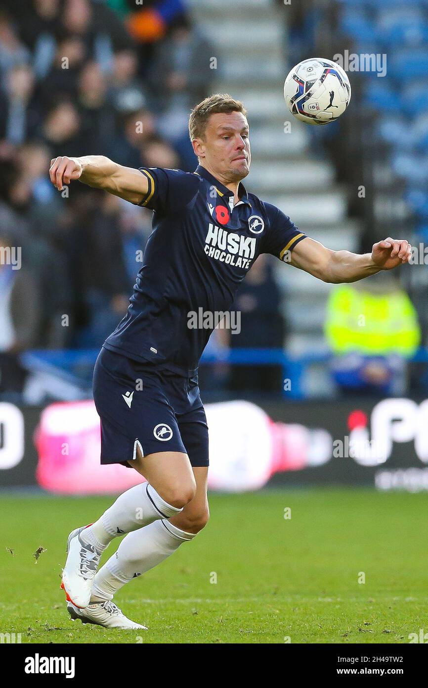 Millwall's Matt Smith during the Sky Bet Championship match at John ...