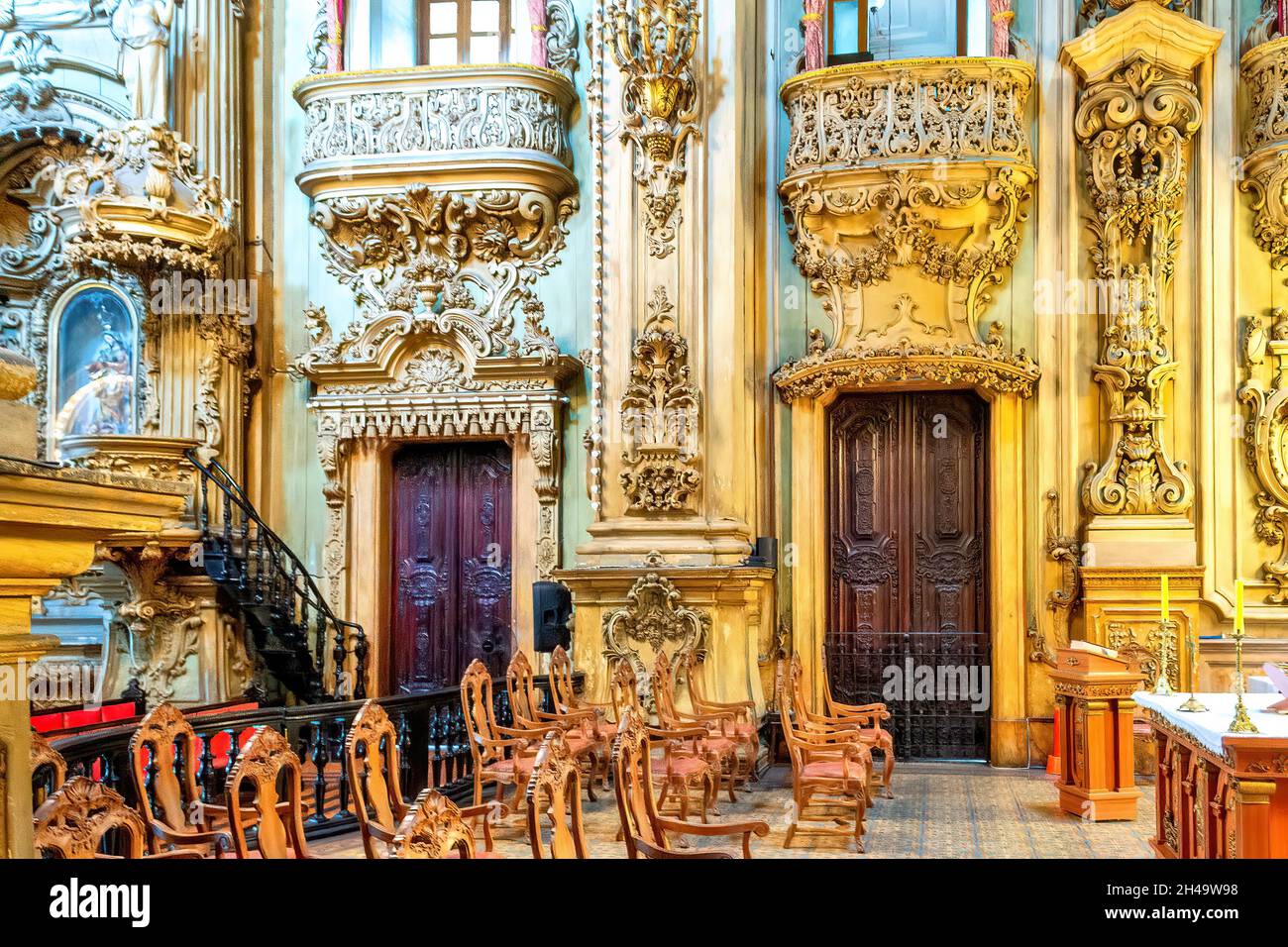 Interior architecture and decoration of the colonial Catholic Church ...