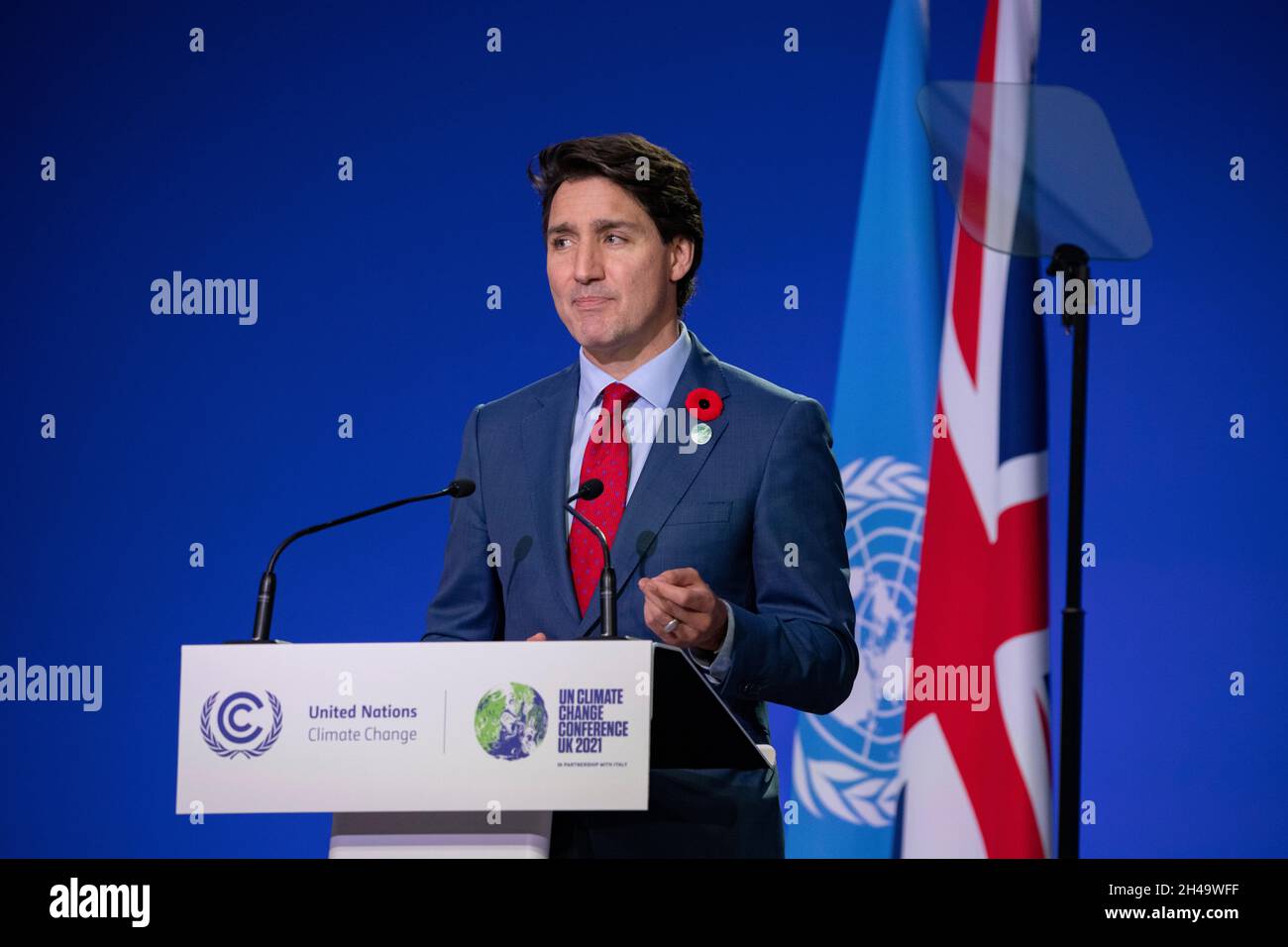 Glasgow, Scotland, UK. 1st Nov, 2021. PICTURED: Justin Pierre James ...