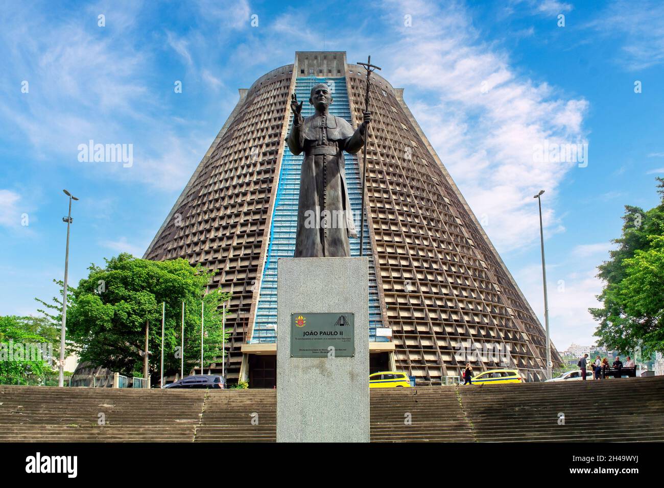 Metropolitan Cathedral of St. Sebastian, Rio de Janeiro, Brazil Stock ...