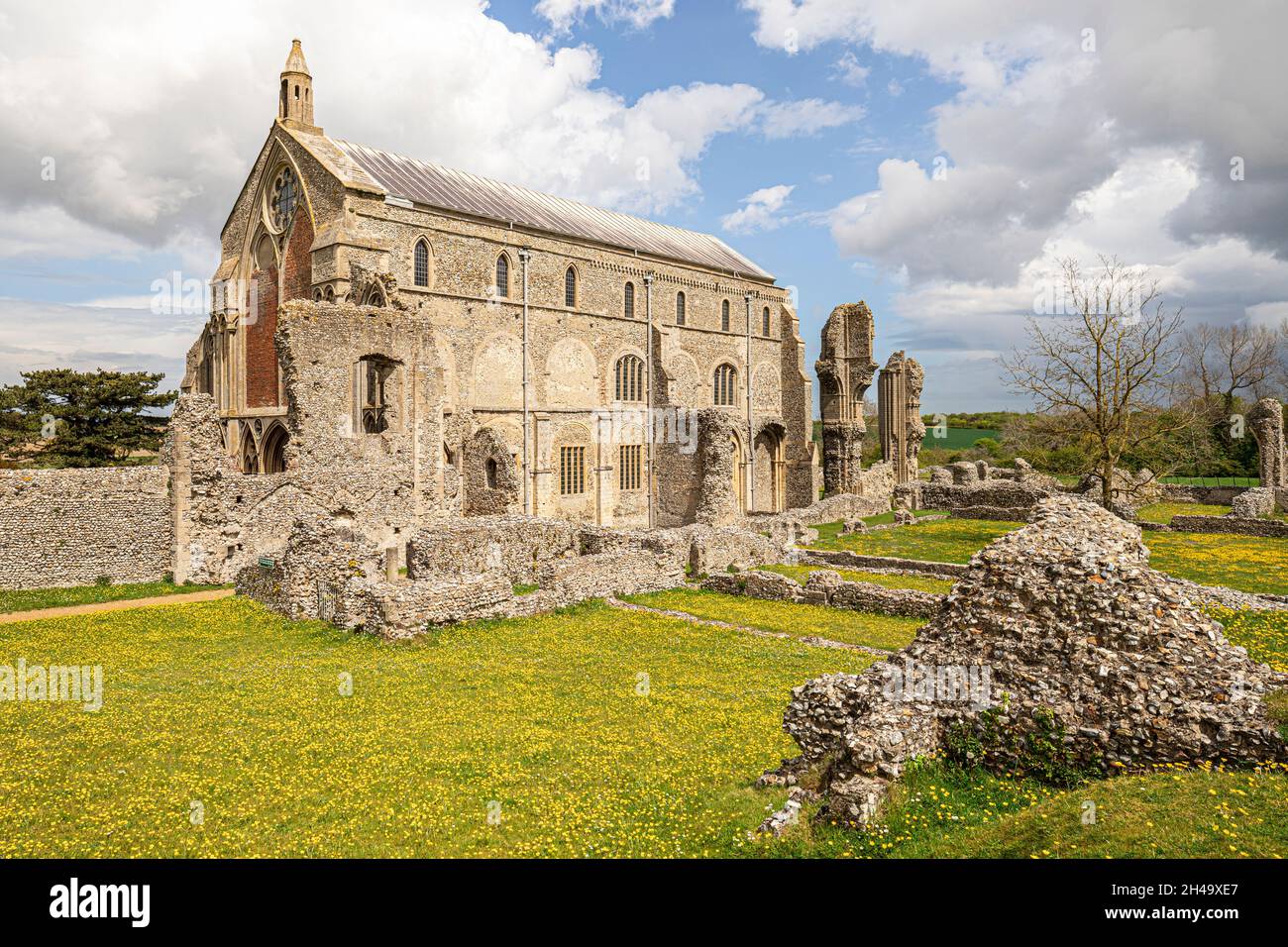 Ruins of benedictine monastery hi-res stock photography and images - Alamy