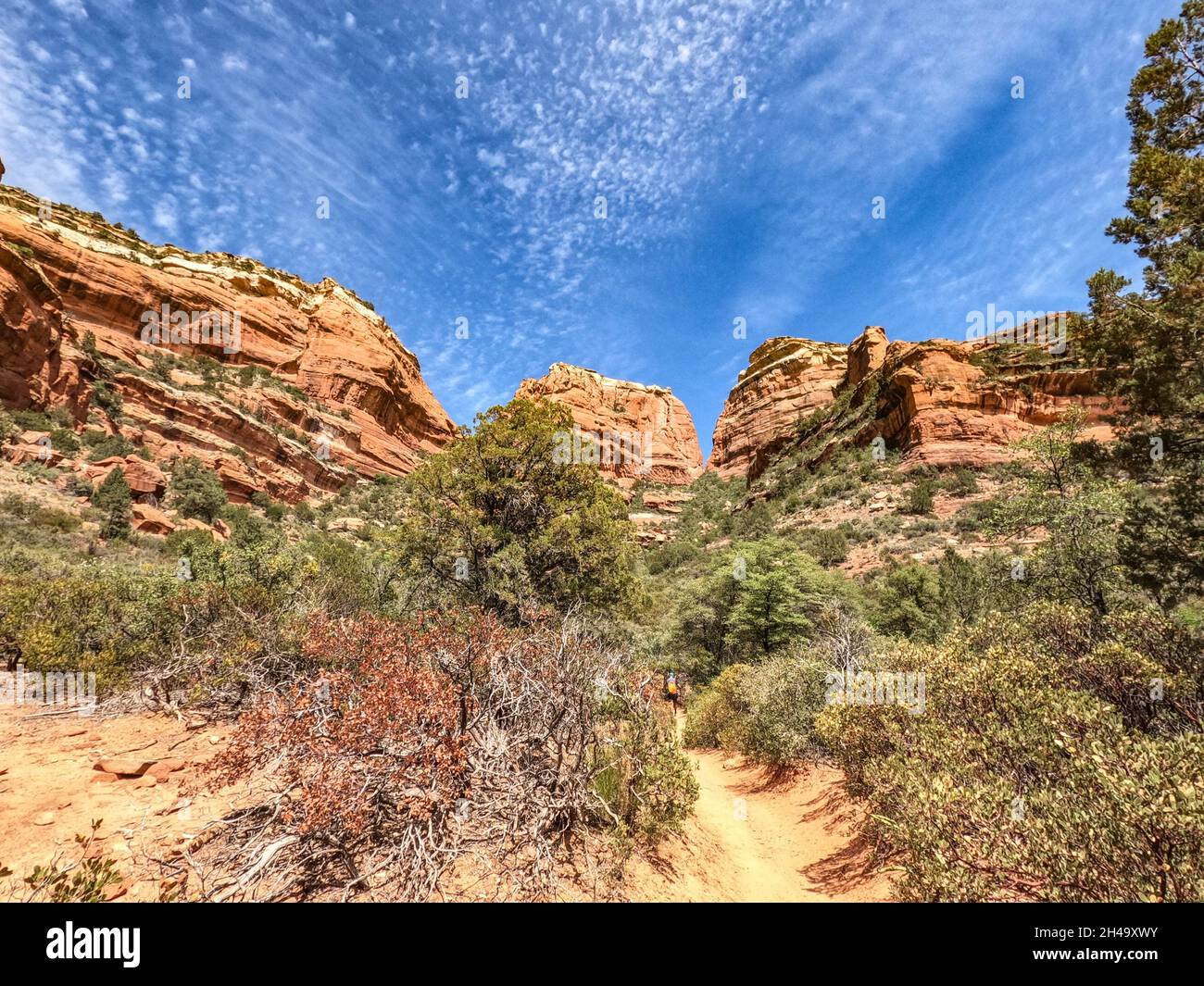 Hiking in Boynton Canyon, Sedona, Arizona, U.S.A Stock Photo - Alamy