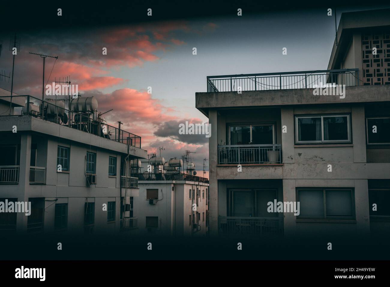 Beautiful evening in Peyia, Pathos, Cyprus Stock Photo - Alamy