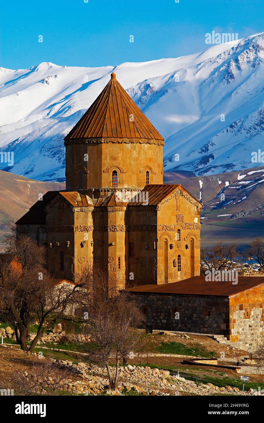 Turkey. East Anatolia Province. Lake Van. Akdamar island. Armenian ...