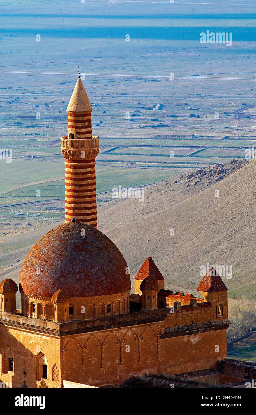 Turkey. East Anatolia Province. Dogubayazit. Ishak Pacha palace (Ishak ...