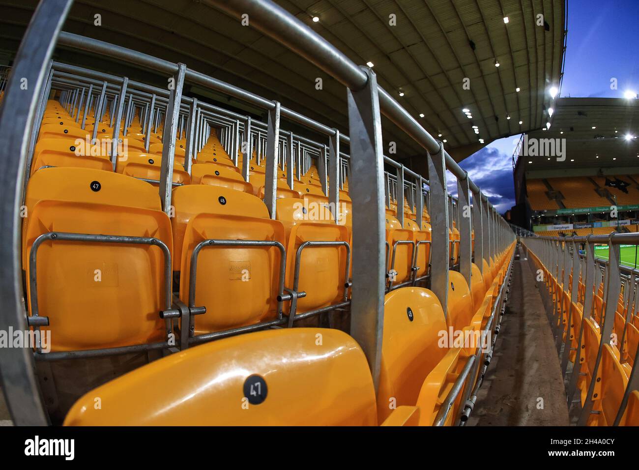 general view of Molineux Stadium, Home of Wolverhampton Wanderers and ...