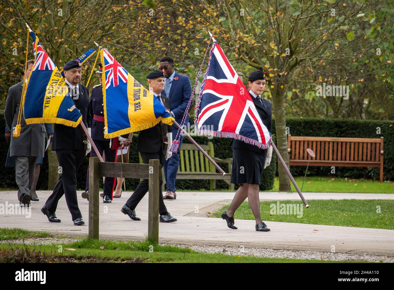 The opening service for the Field of remembrance at the National ...