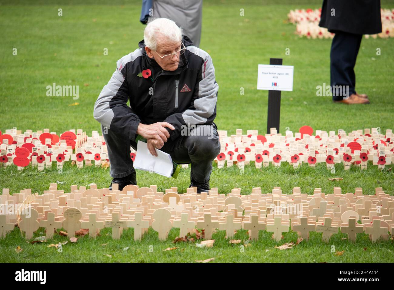 The opening service for the Field of remembrance at the National ...