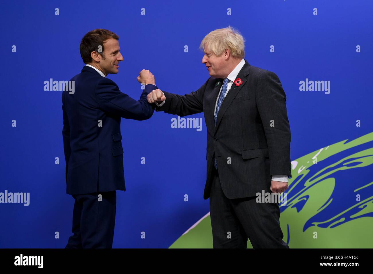 Emmanual Macron, Boris Johnson, 2021 Stock Photo - Alamy