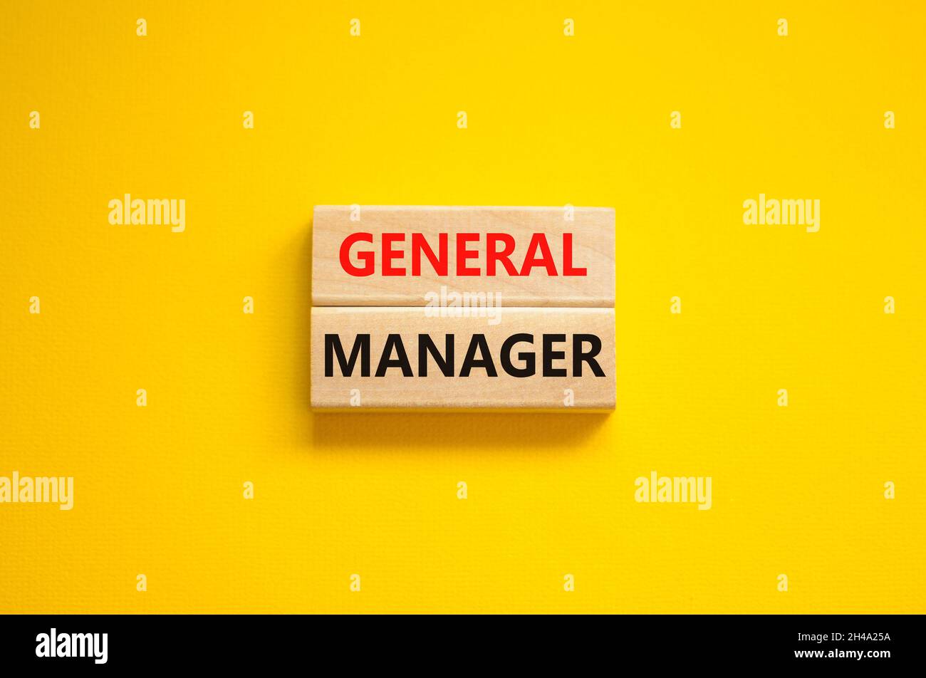 General manager symbol. Concept words General manager on wooden blocks ...
