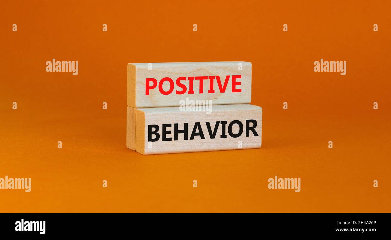 Positive behavior support symbol. Concept words Positive behavior on ...
