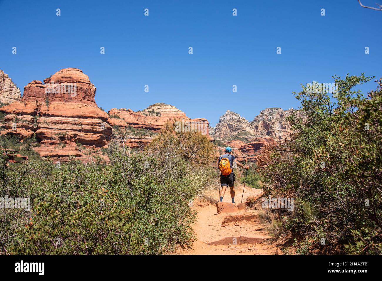 Hiking in Boynton Canyon, Sedona, Arizona, U.S.A Stock Photo - Alamy