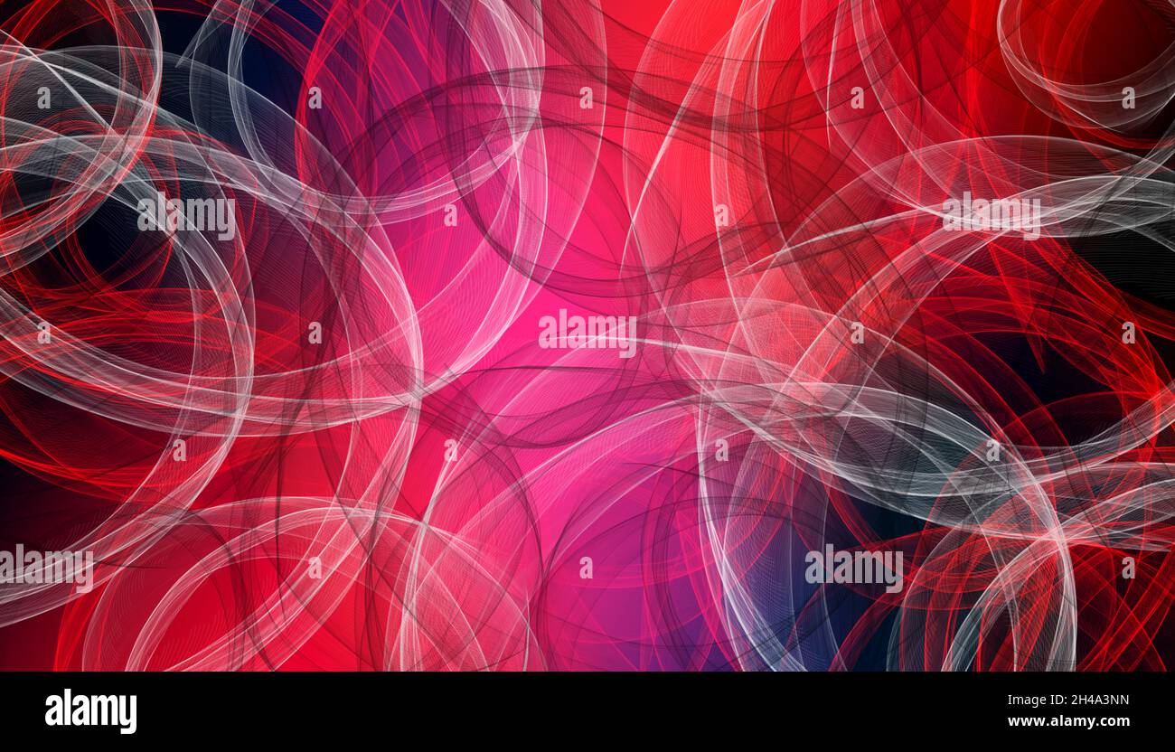 Abstract background with smoke rings. Geometric pattern Stock Photo - Alamy