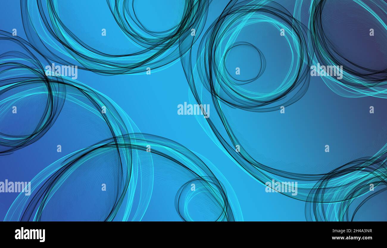 Abstract background with smoke rings. Geometric pattern Stock Photo - Alamy