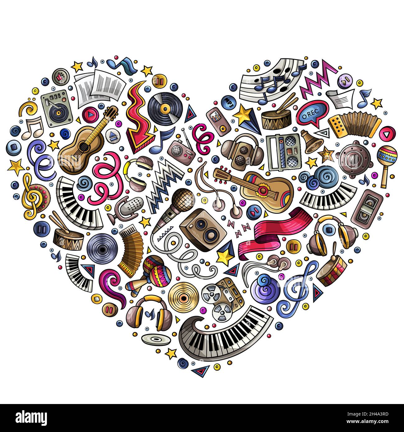 Heart radio music festival Stock Vector Images - Alamy