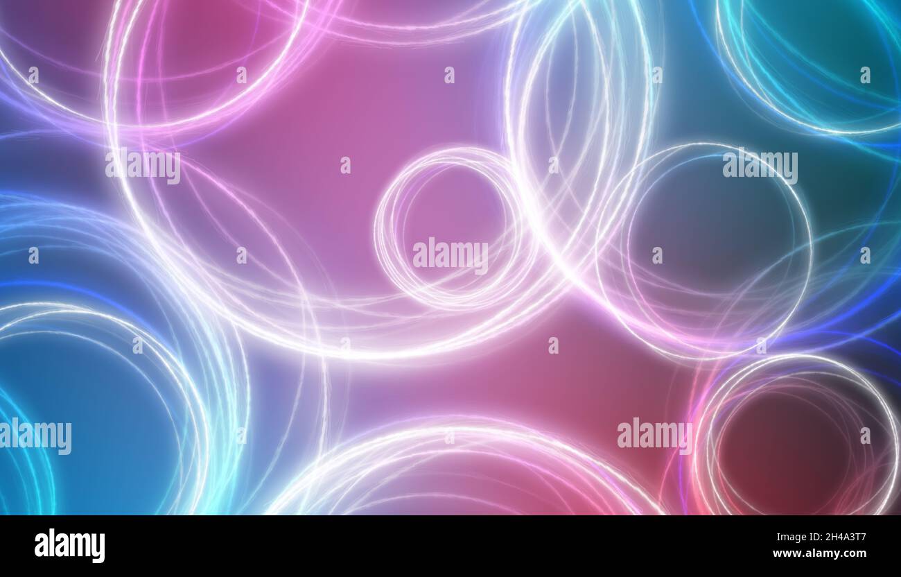 Abstract background with smoke rings. Geometric pattern Stock Photo - Alamy