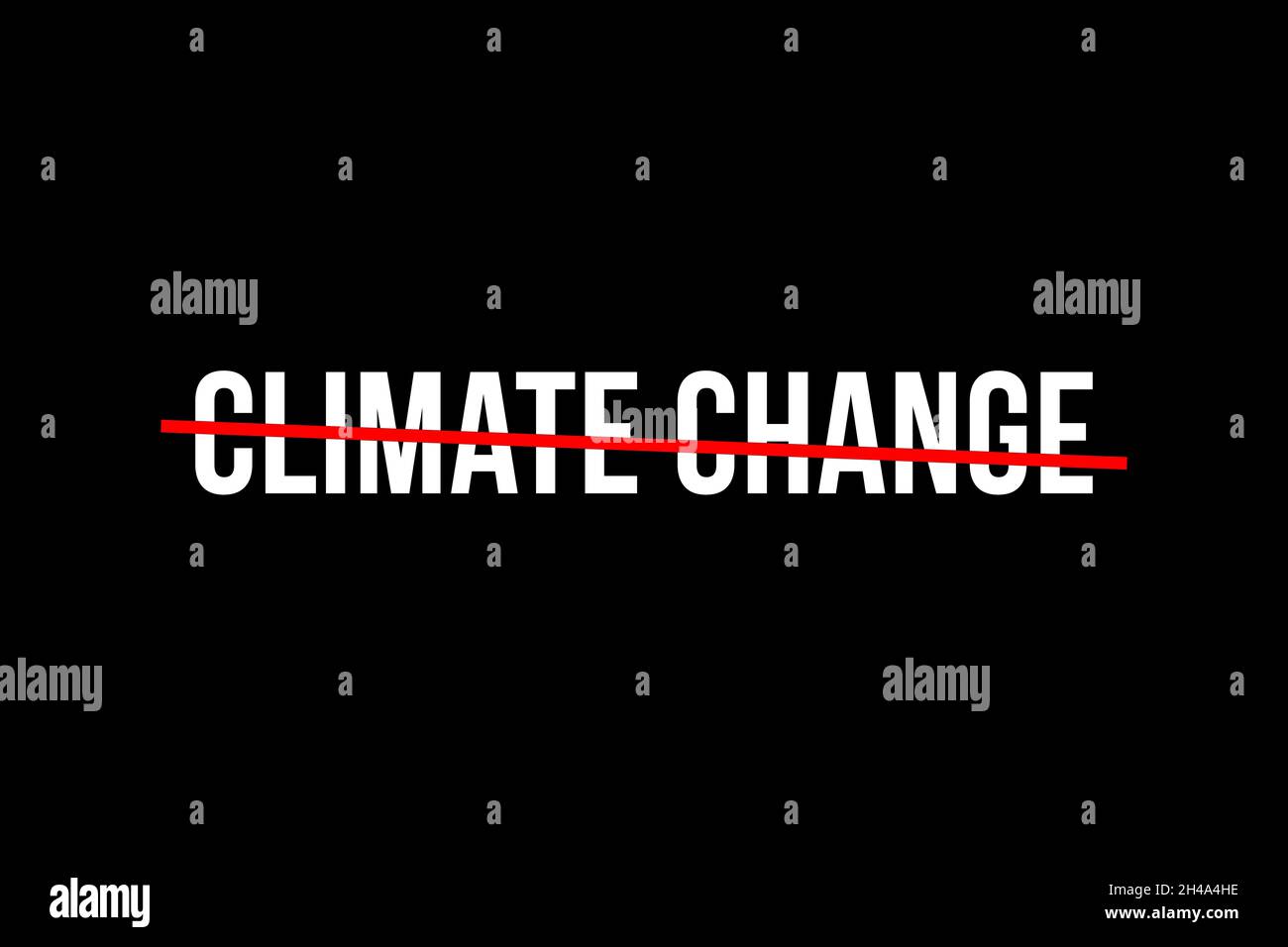 Climate Change. Red crossword meaning to stop global warming Stock ...