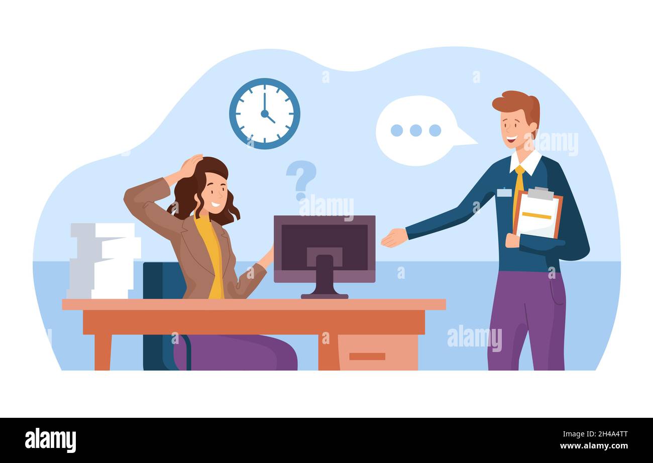 Internship job concept Stock Vector Image & Art - Alamy