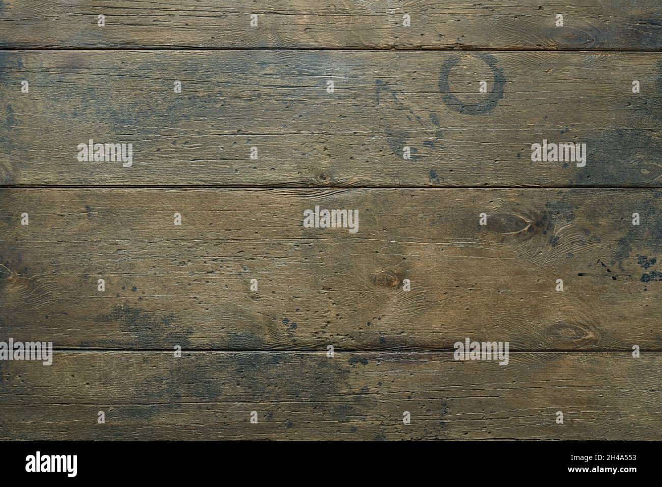 Old brown scratched textured hardwood horizontal background. Floorboard ...
