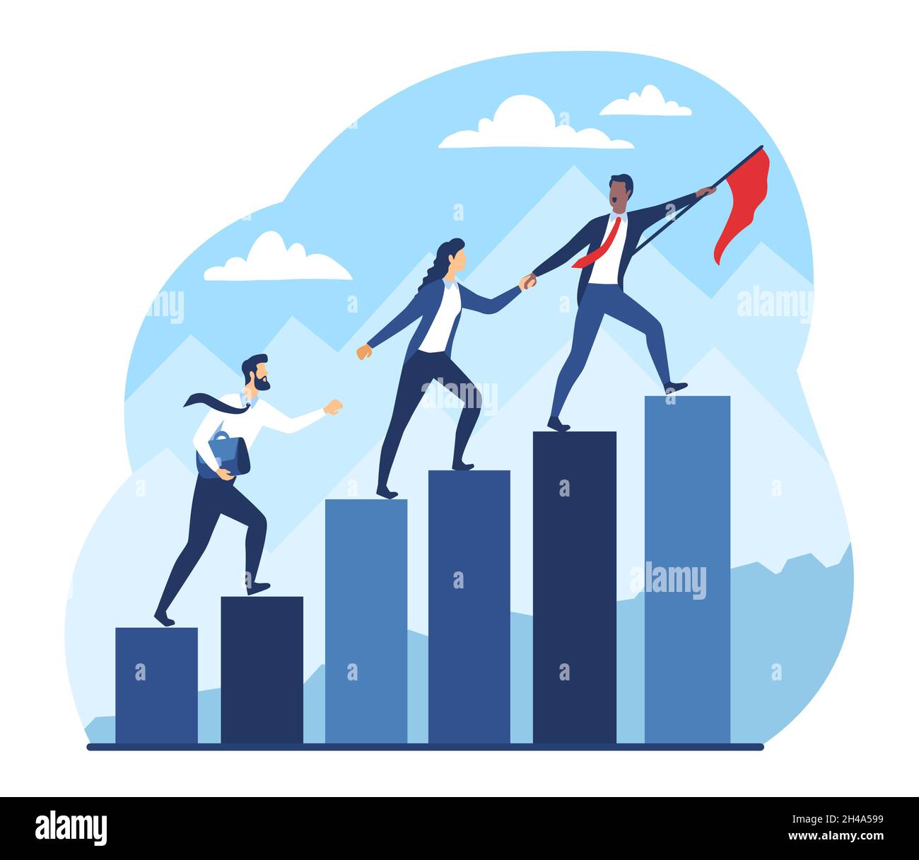 Leadership and commitment concept Stock Vector Image & Art - Alamy