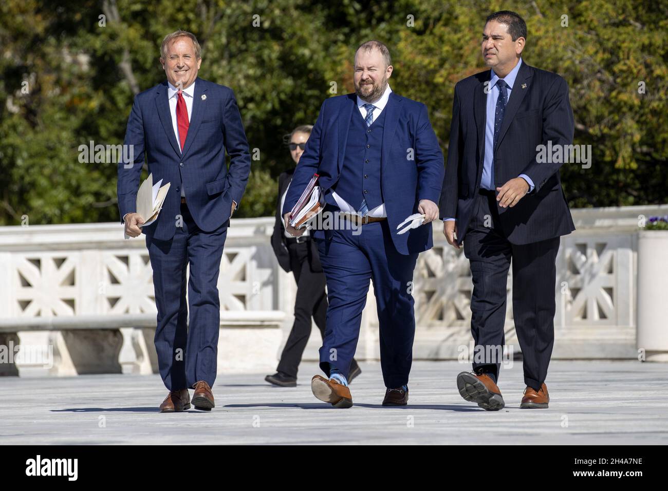 Washington, United States. 01st Nov, 2021. (L-R))Texas Attorney General ...