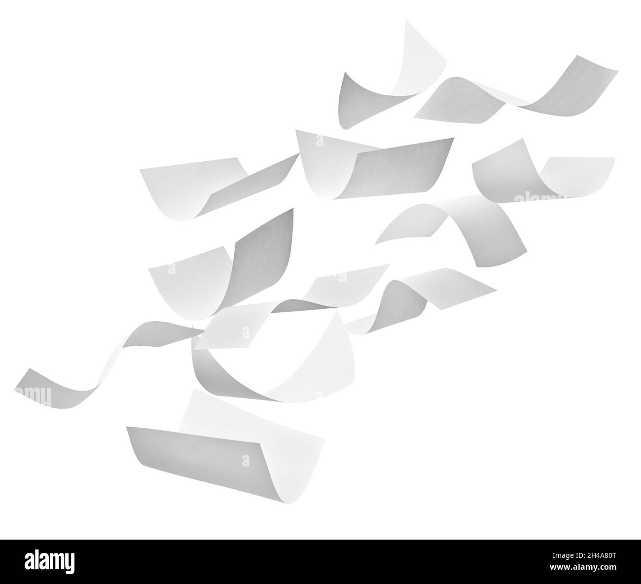 paper document flying paperwork business wind office Stock Photo - Alamy