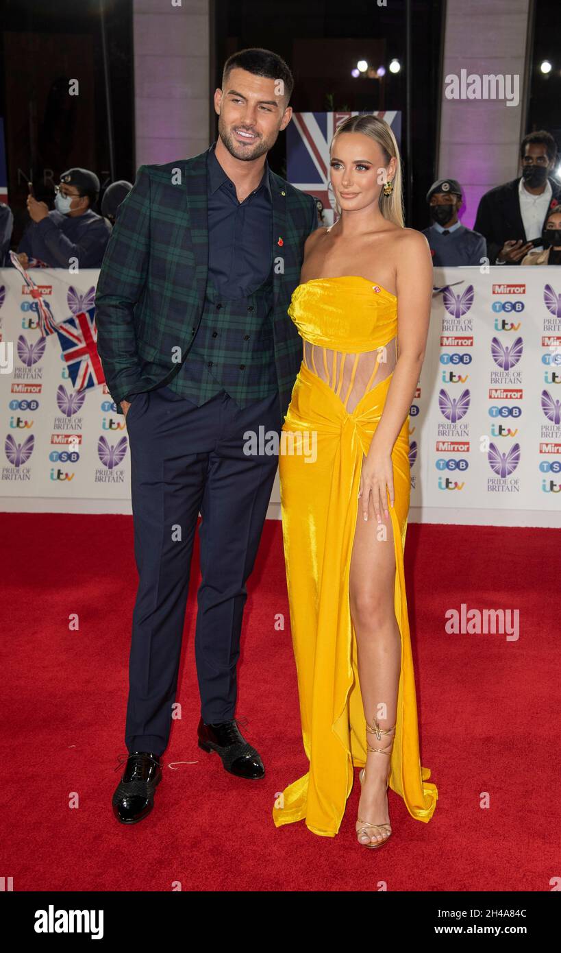 Liam Reardon and Millie Court attend the Pride of Britain awards in ...