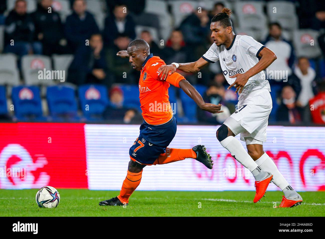 ISTANBUL, TURKEY - NOVEMBER 1: Stefano Okaka of Istanbul Basaksehir FK ...