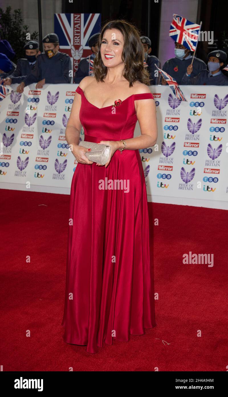 London, UK. 30th Oct, 2021. Susan Reid attends the Pride of Britain ...