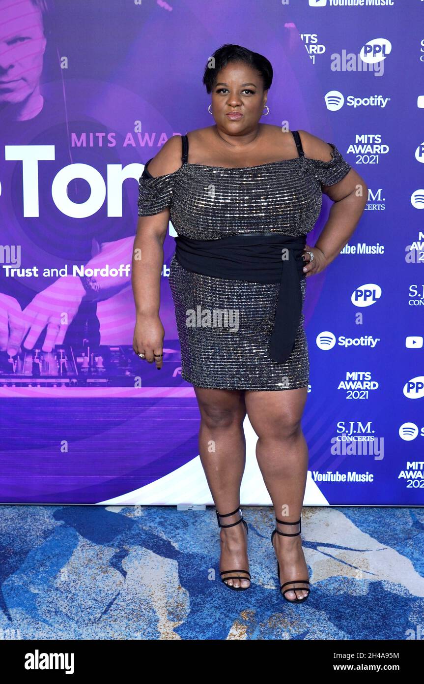 Vula Malinga attends the Music Industry Trusts Awards at the Grosvenor ...