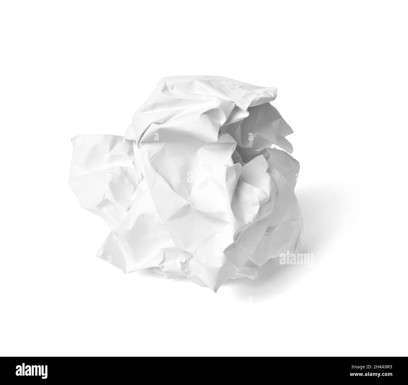 paper ball crumpled garbage trash mistake Stock Photo - Alamy