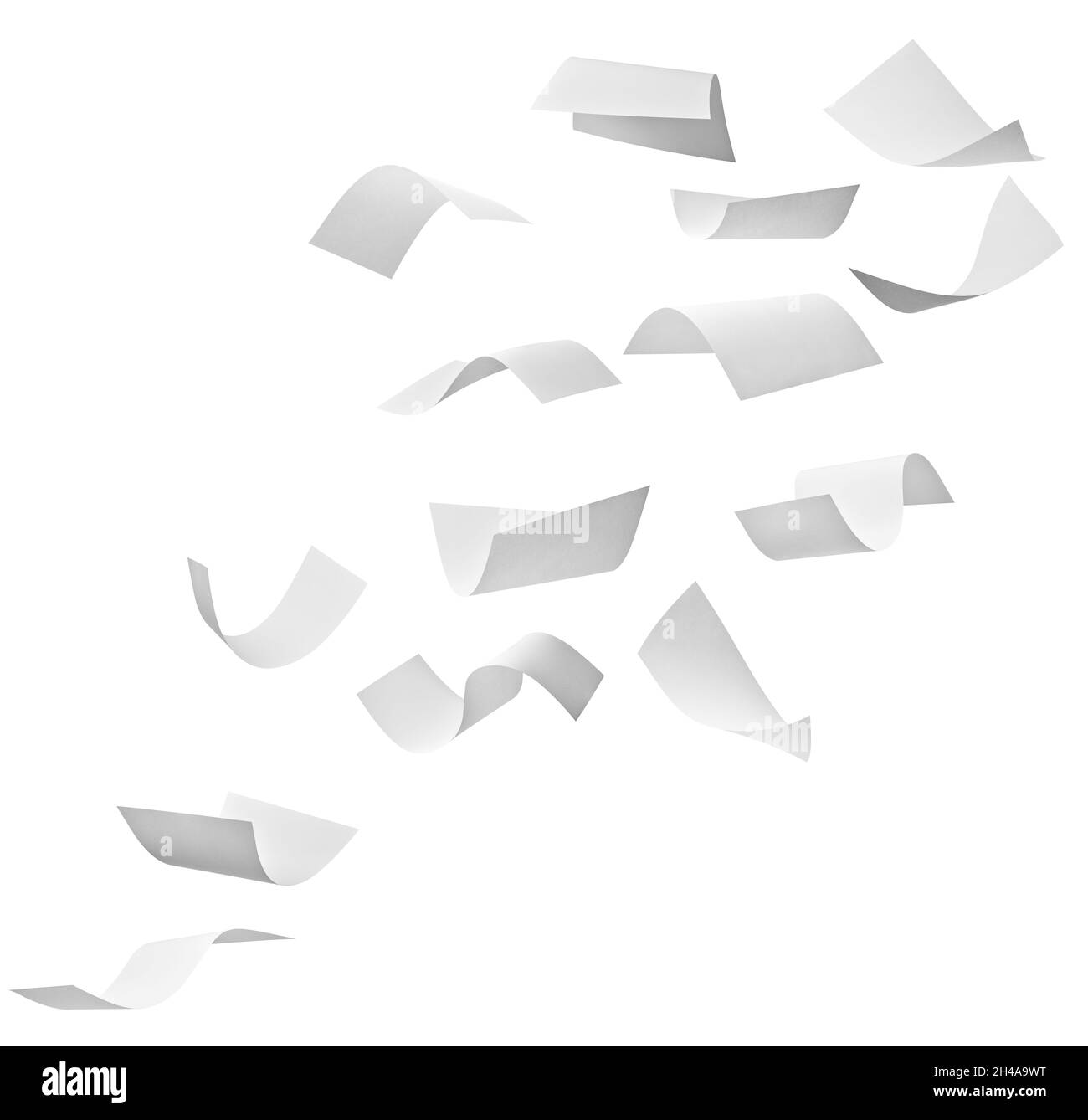 paper document flying paperwork business wind office Stock Photo - Alamy