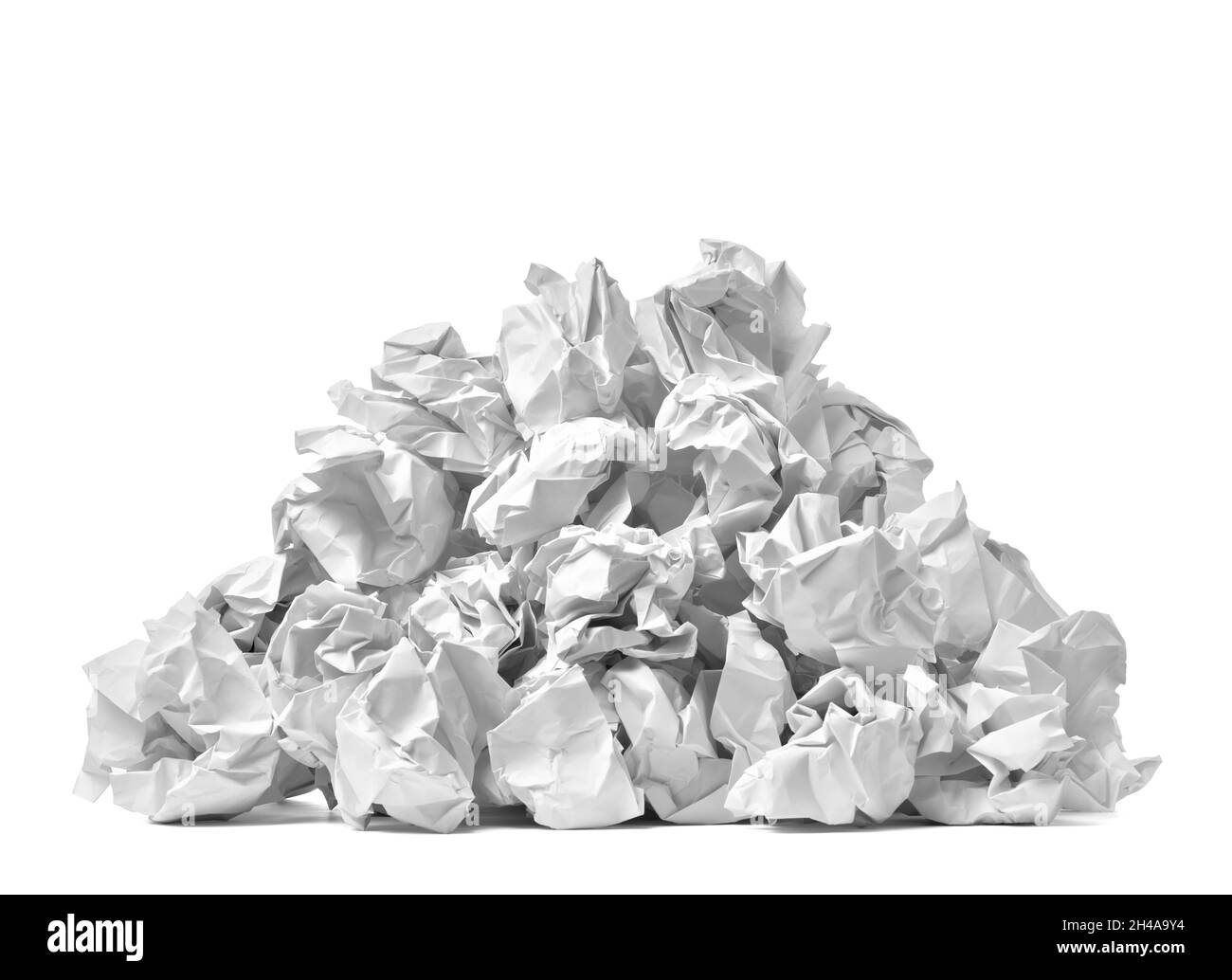 paper ball crumpled garbage trash mistake Stock Photo - Alamy