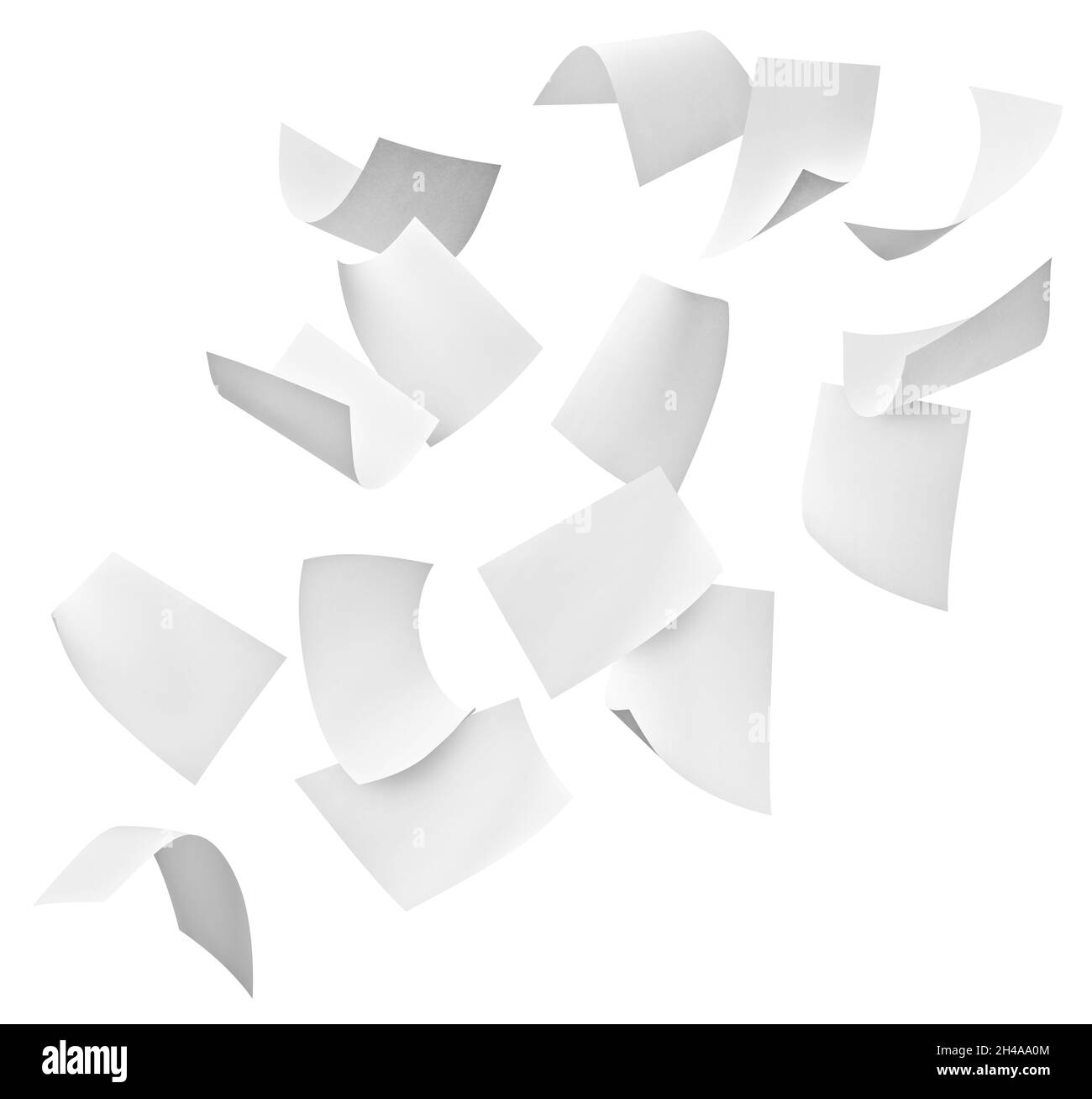 paper document flying paperwork business wind office Stock Photo - Alamy