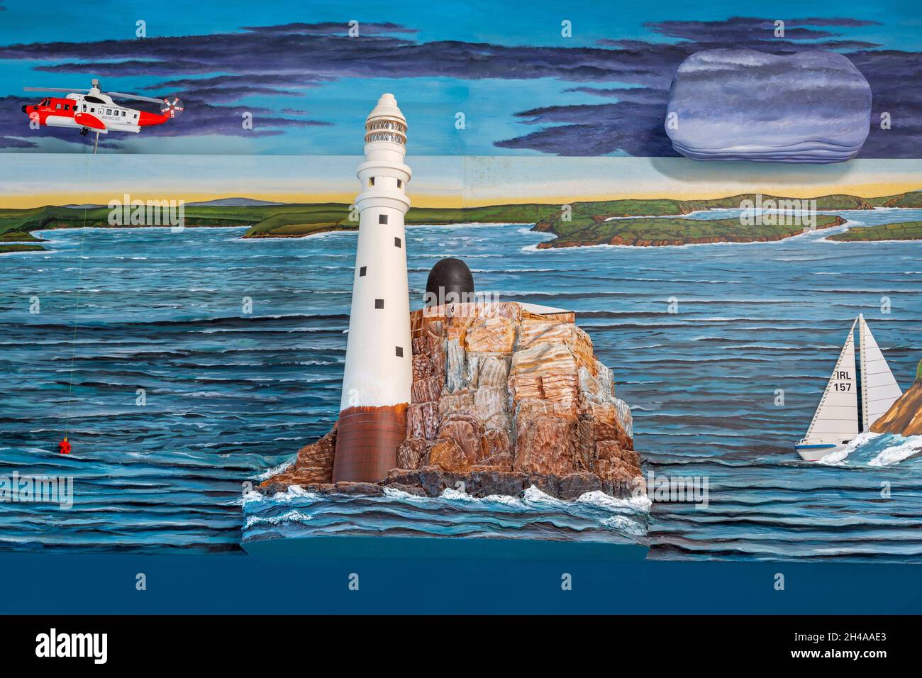 Model of the Fastnet Rock Lighthouse, Mizen Head Signal Station, County ...