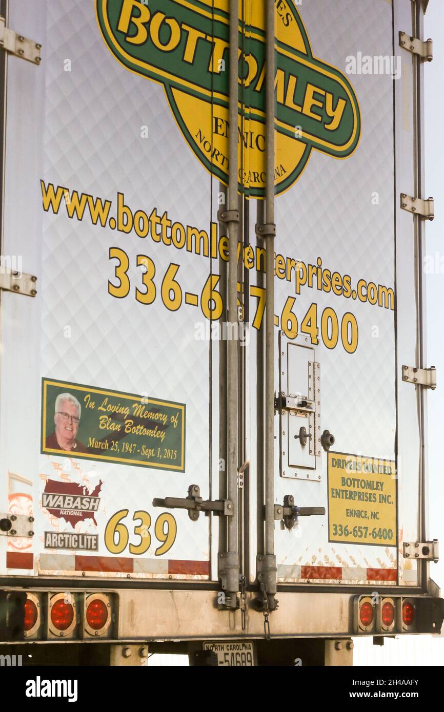 Bottomley Enterprises has a Drivers Wanted sign on the back of its ...
