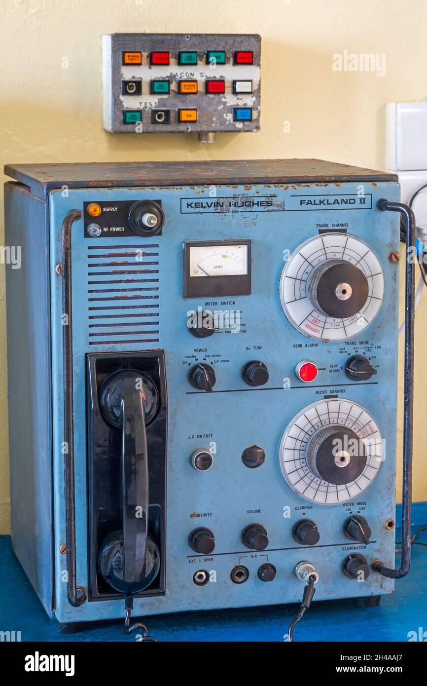 Radio Telephone, Mizen Head Signal Station, County Cork, Ireland Stock ...