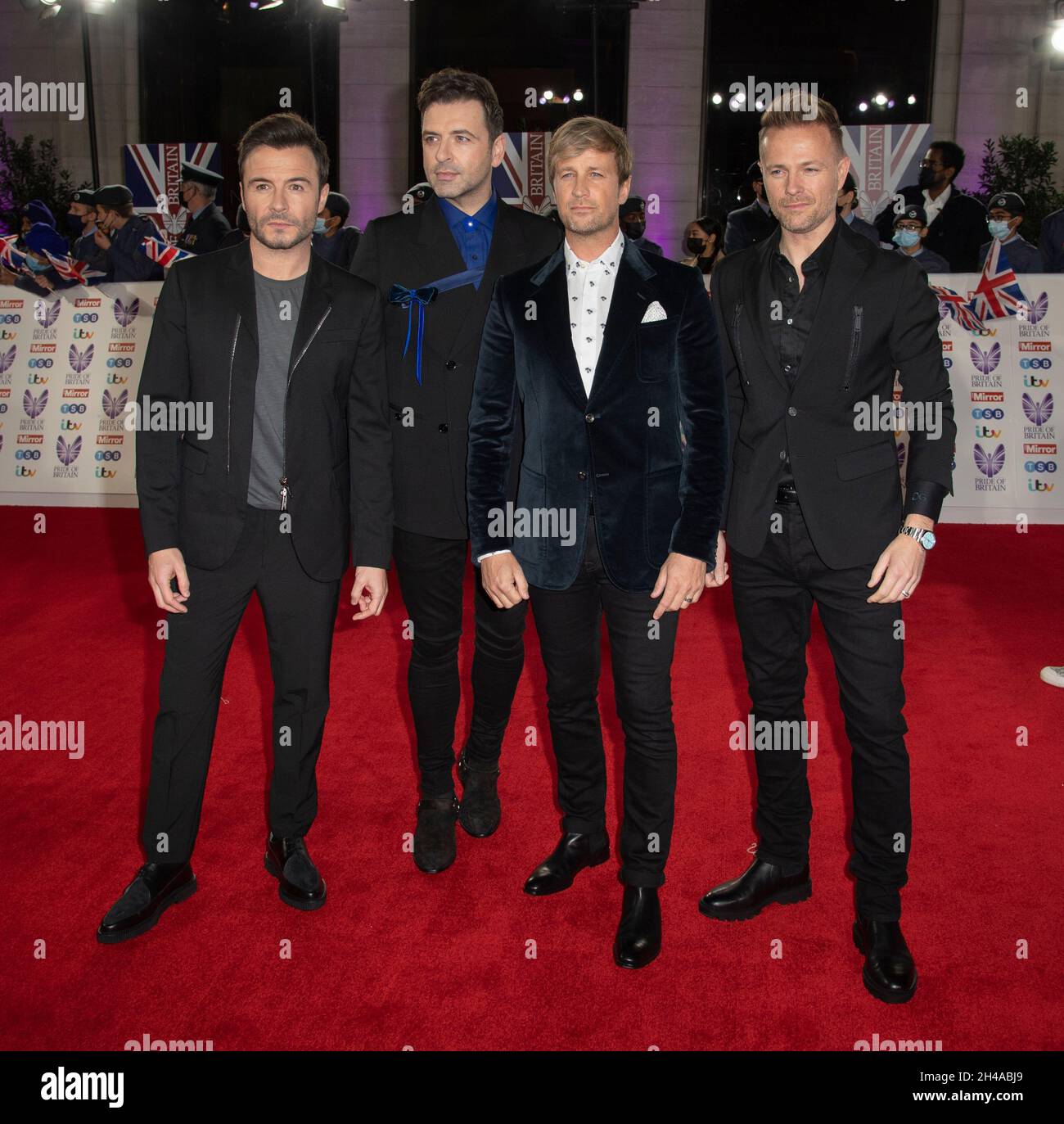 London, UK. 30th Oct, 2021. Westlife (L-R) Shane Filan, Mark Feehily ...