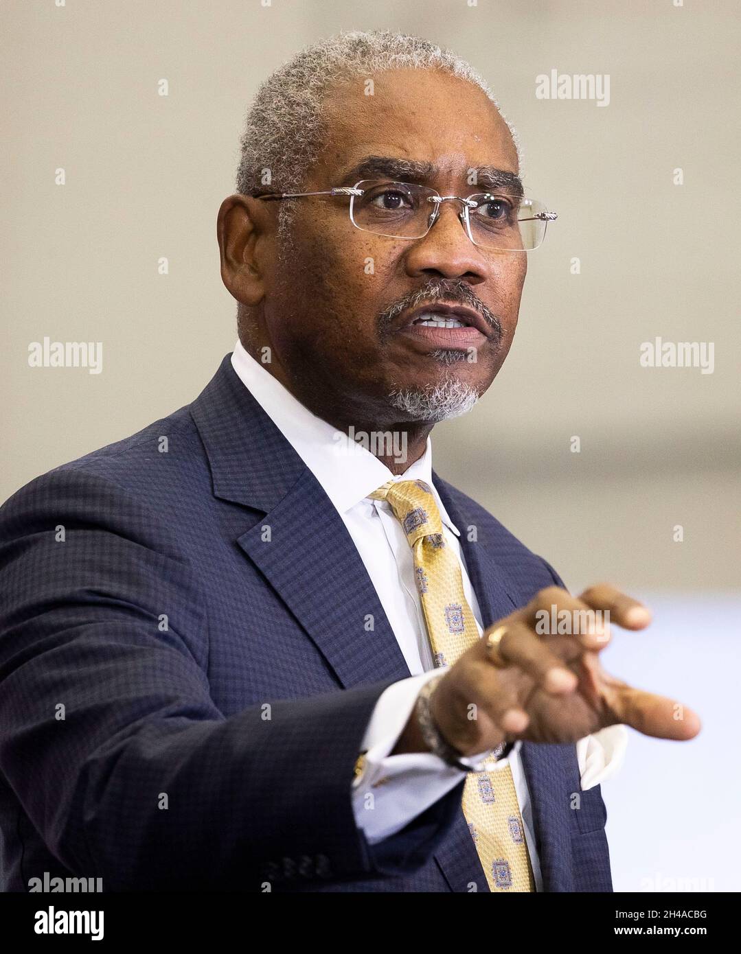 New York, United States. 01st Nov, 2021. U.S. Congressman Gregory Meeks ...