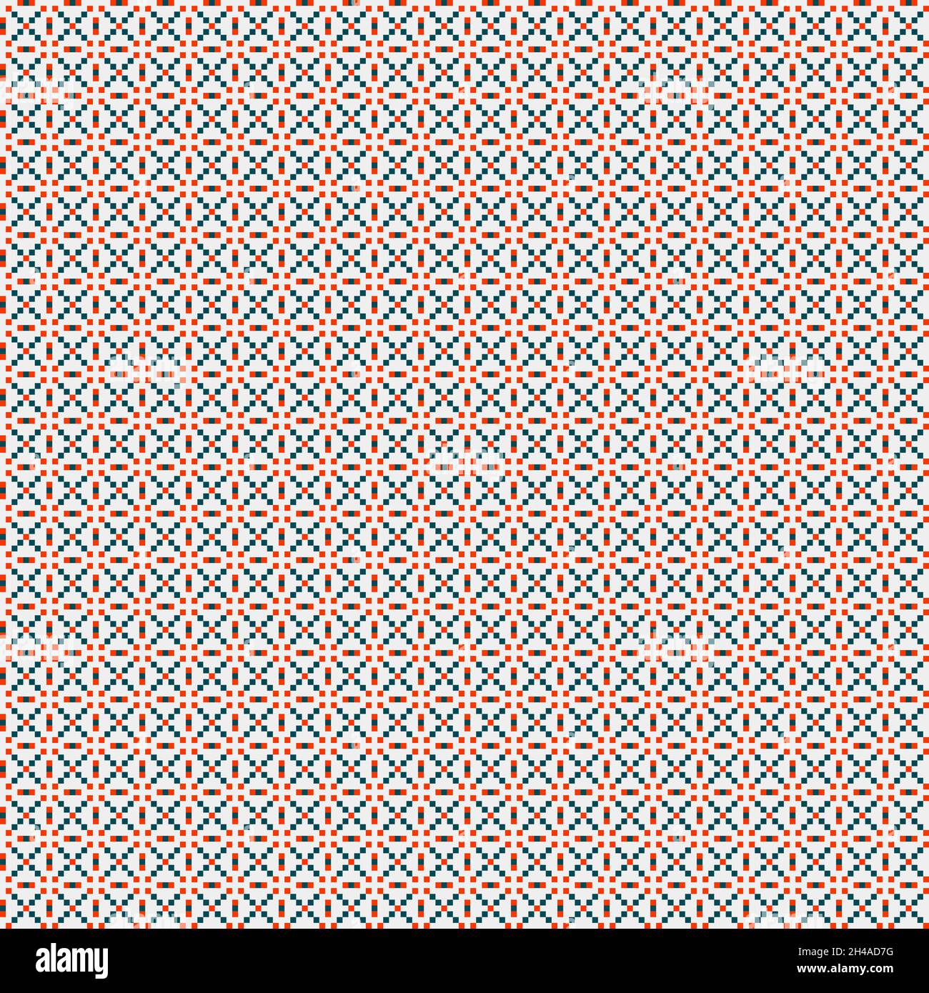 Abstract Cross-Pattern Dotted generative computational art illustration ...