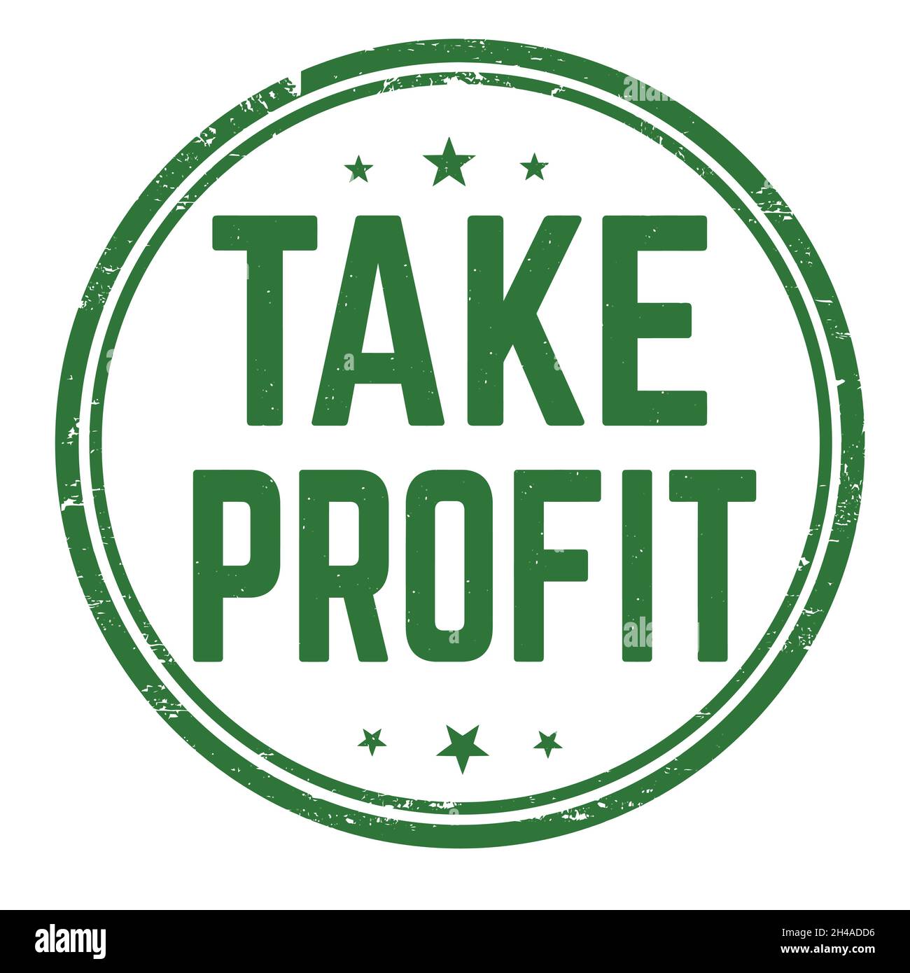 Take profit grunge rubber stamp on white background, vector ...