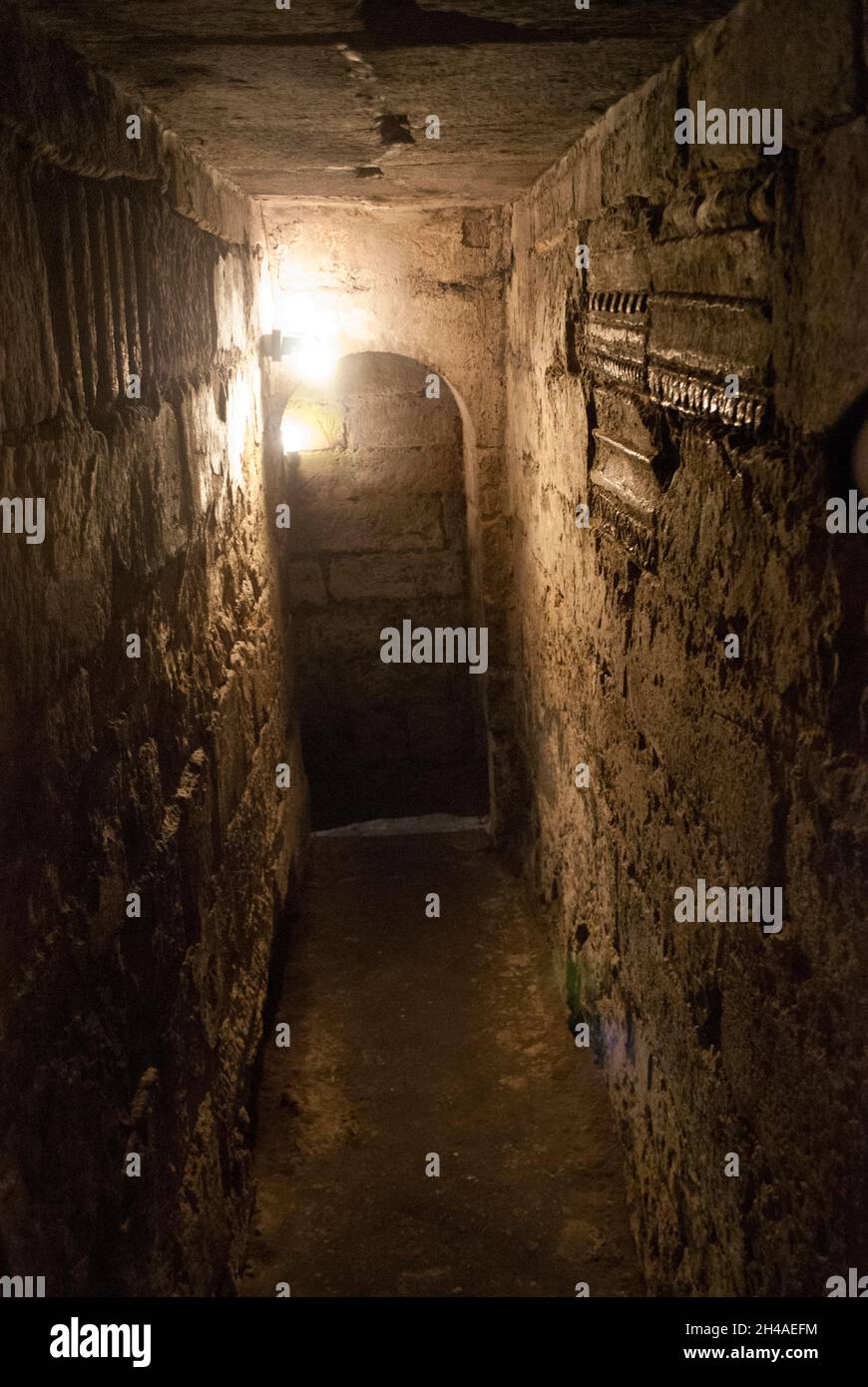 Hexham abbey crypt hi-res stock photography and images - Alamy