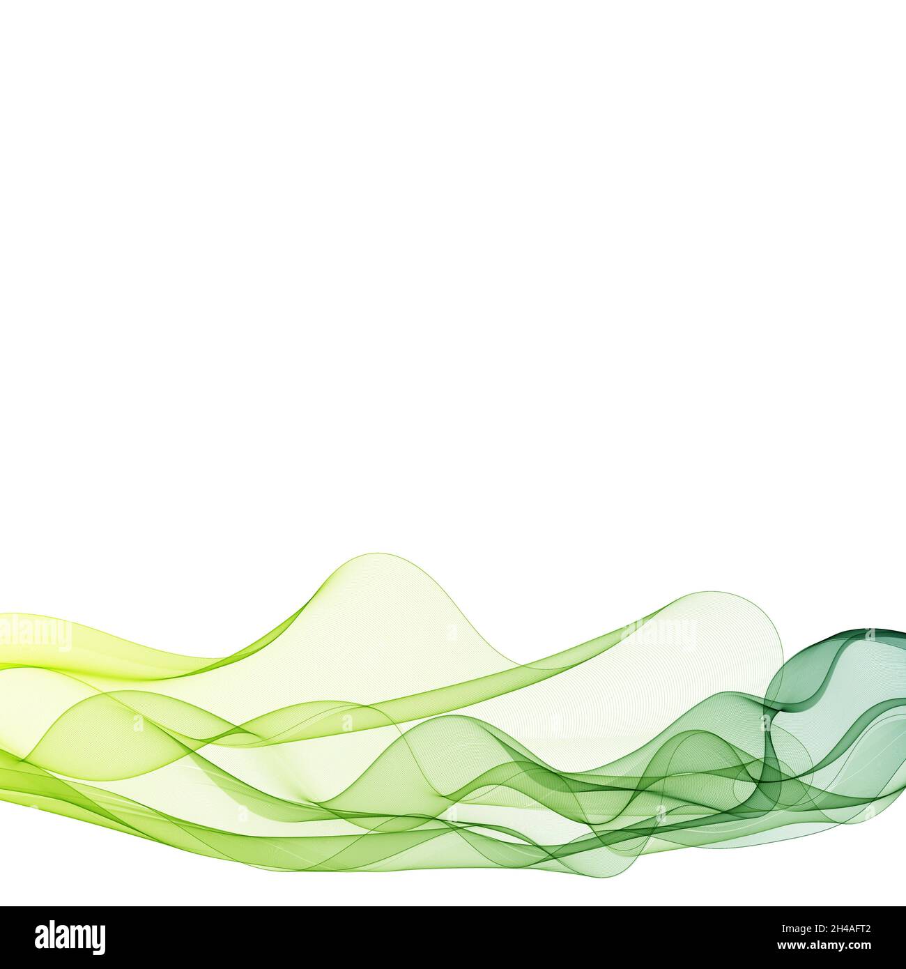 abstract yellow-green wave. Vector graphics. layout for advertising ...