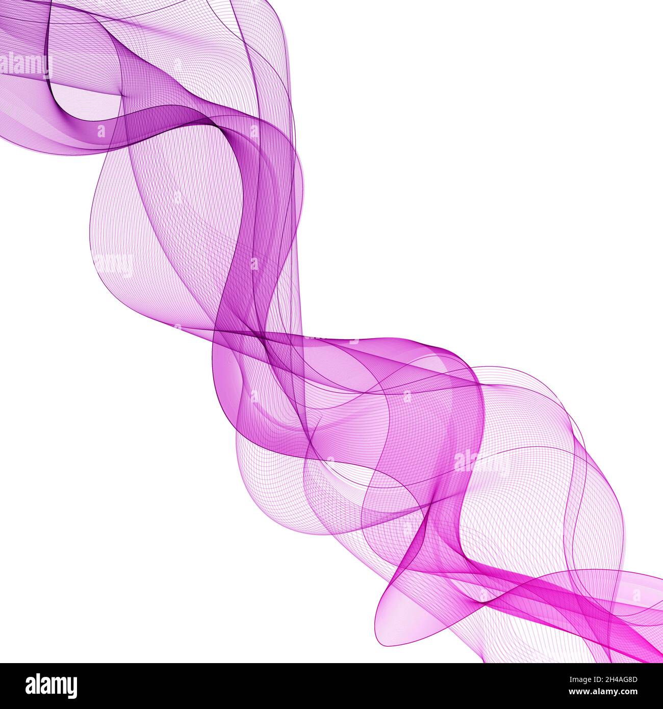 Abstract vector wave. Purple curves Stock Photo - Alamy